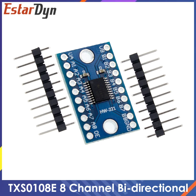 3.3V 5V TXS0108E 8 Channel Logic Level Bi-directional Converter Module ...
