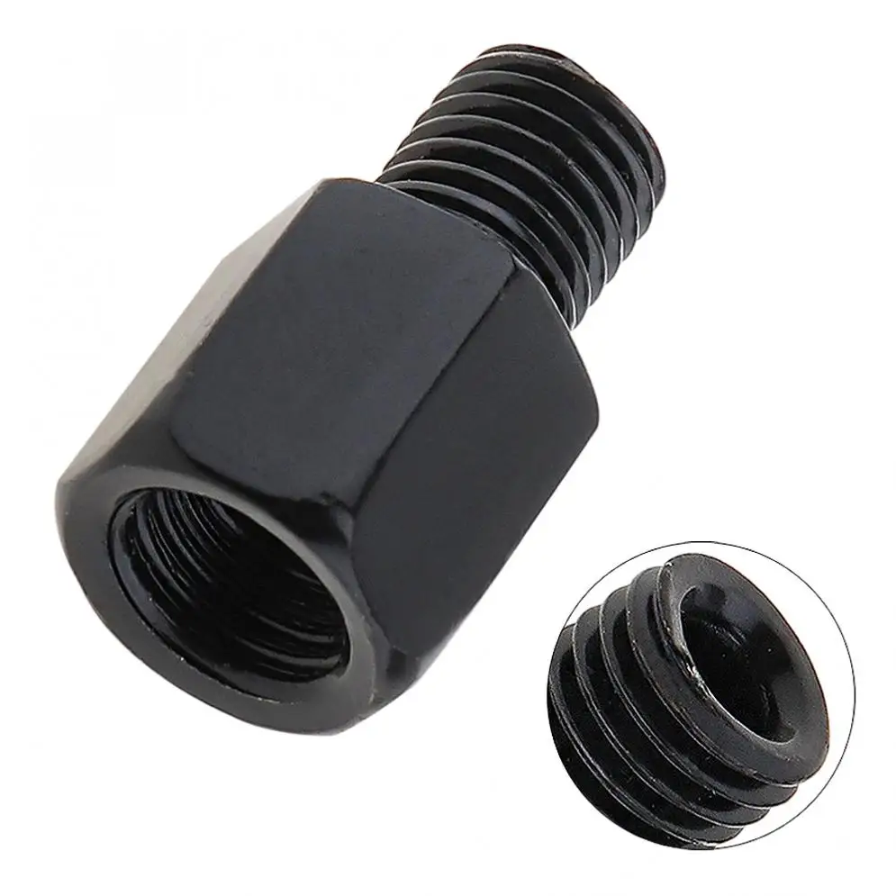 10mm Universal Black Steel Metal Steel Metal Rearview Mirror Adapter ...