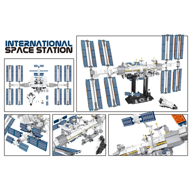 IN STOCK 60004 Ideas International Space Station Building Blocks Bricks ...