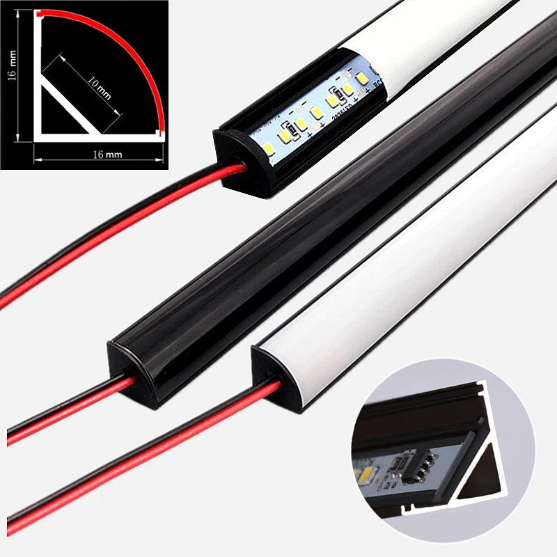 Aluminum Profile Led Strip Light | Aluminum Channel Led Profile - 0.5m ...