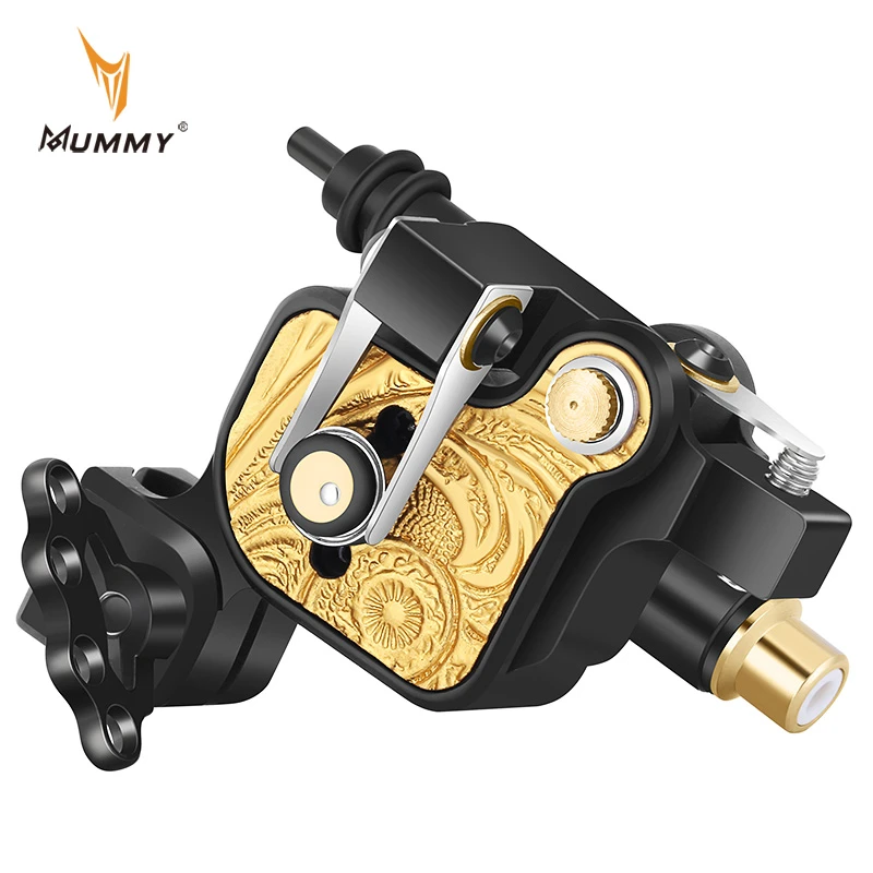 Mummy Rotary Tattoo Machine Aircraft Aluminum Frame Strong Motor For ...