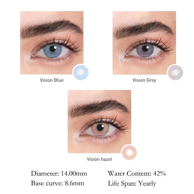 Hazel Colored Eye Contacts