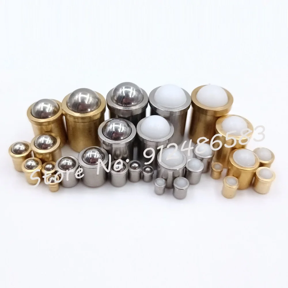 10Pcs 2mm 3mm 4mm 5mm 6mm 8mm 10mm 304 Stainless Steel Ball Plunger ...