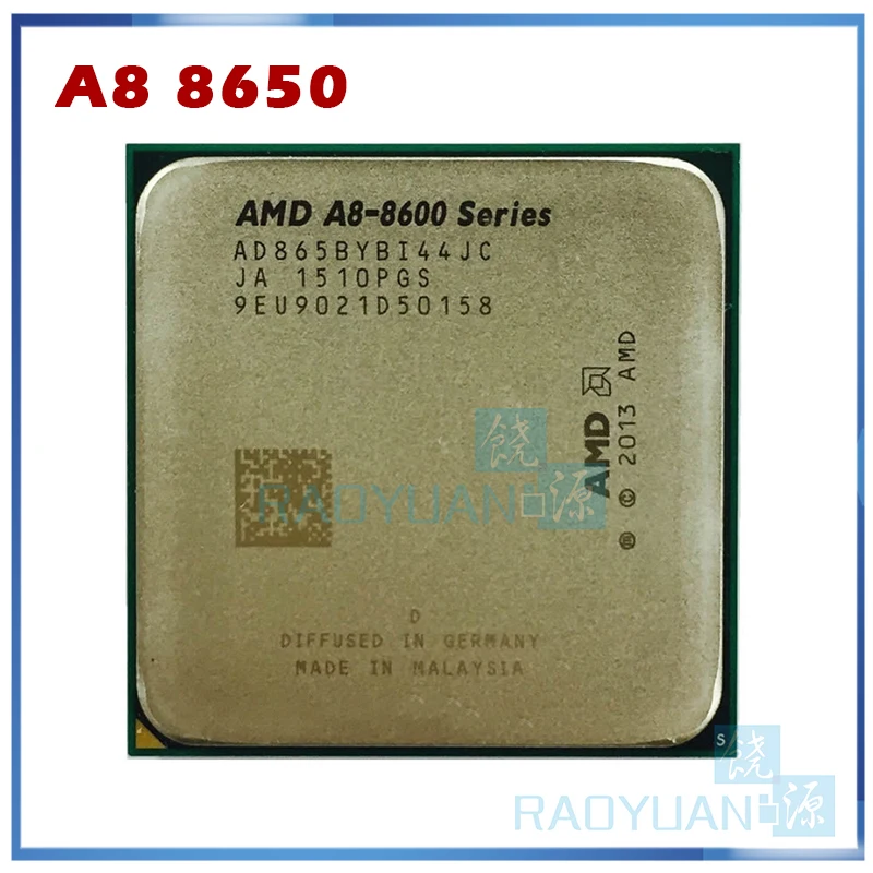 AMD A8 Series A8 8650 A8 8650 3.2 GHz 쿼드 코어 CPU 프로세서 AD8650YBI44JC 소켓 ...