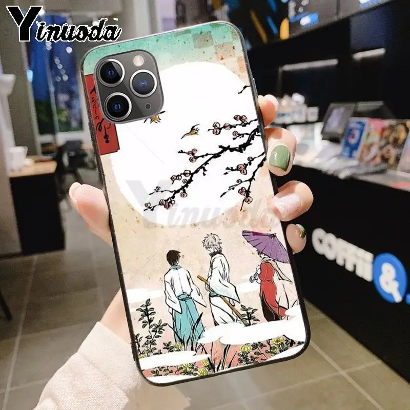 Yinuoda гинтама аминовый Защитный Мягкий ТПУ чехол для телефона для iPhone 7plus 6S 7 8 8Plus Xs ...