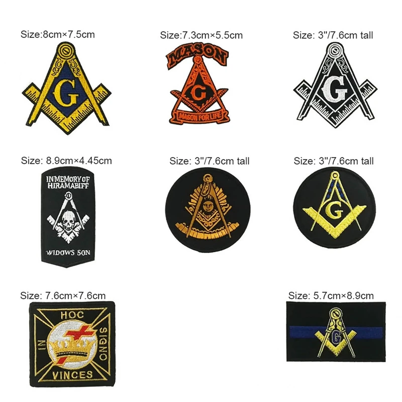BLACK MASONIC LOGO Knights Templar G SQUARE & COMPASS MASON FOR LIFE ...