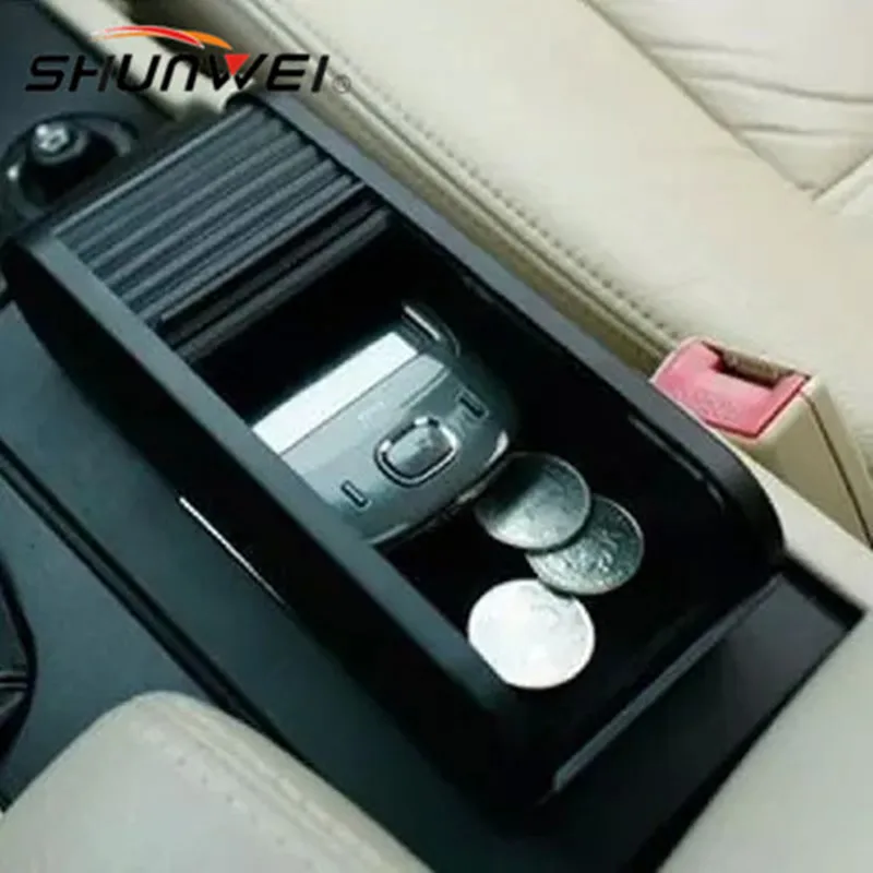 New-Car-Coin-Holder-Organizer-Money-Loose-Change-Debris-Storage-Box ...