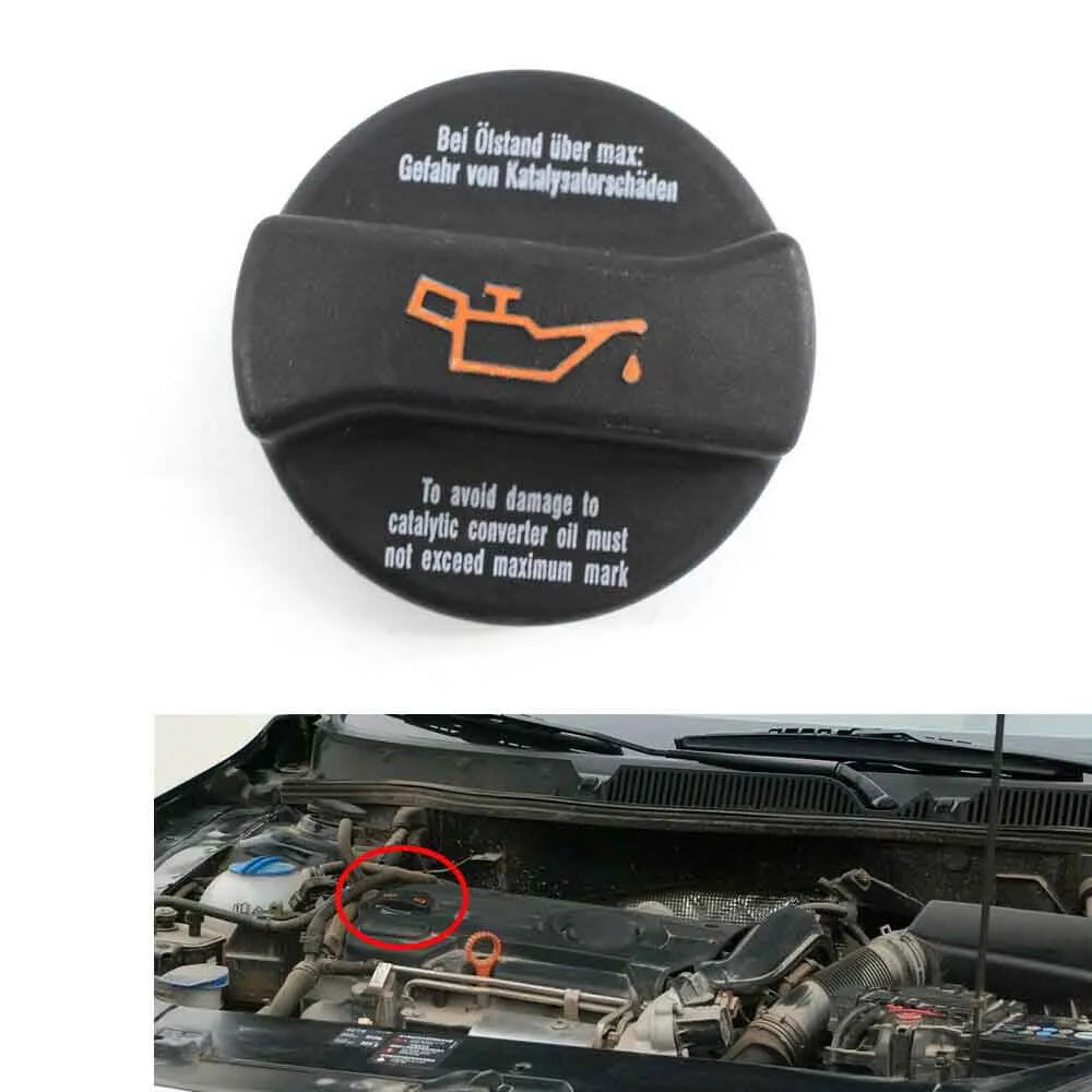 Engine Oil Filler Cap Cover 06B103485 C 06A103485 H for A4 A6 A8 VW TT ...