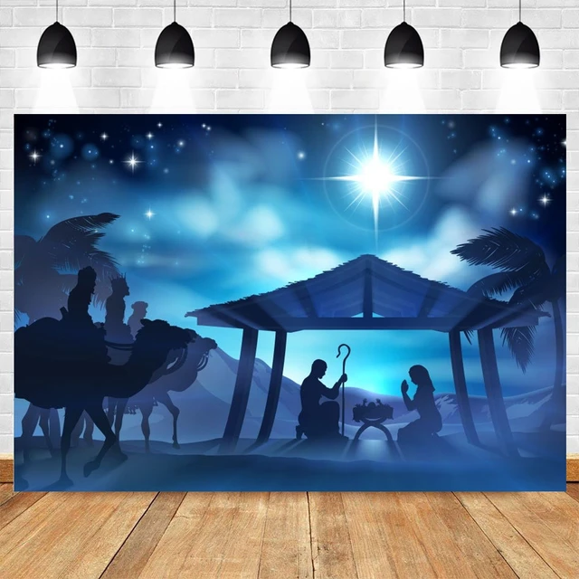 Nativity Backdrop Stage