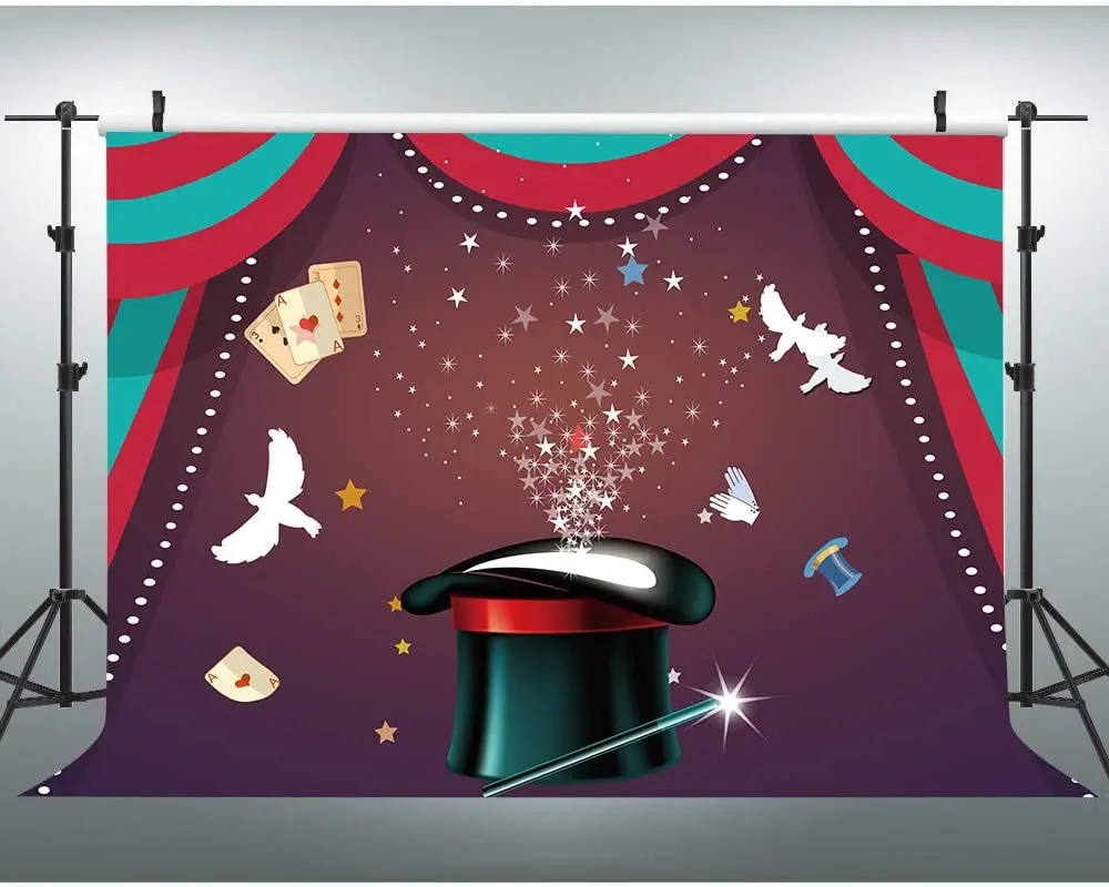 Magic Show Photography Backdrop Party Event Portrait Background ...