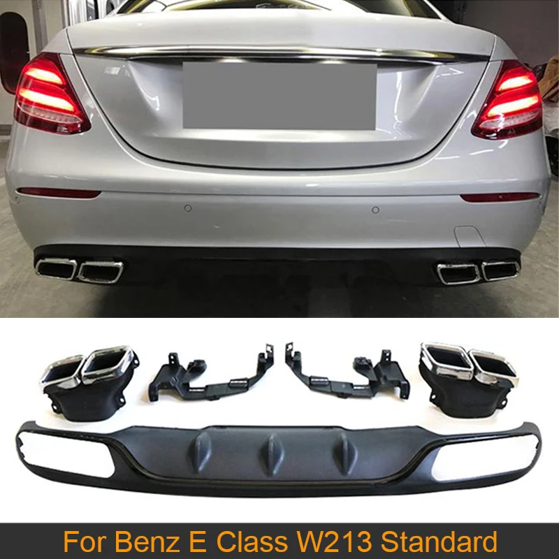 Car-Rear-Bumper-Diffuser-Lip-for-Mercedes-Benz-E-Class-W213-Standard ...