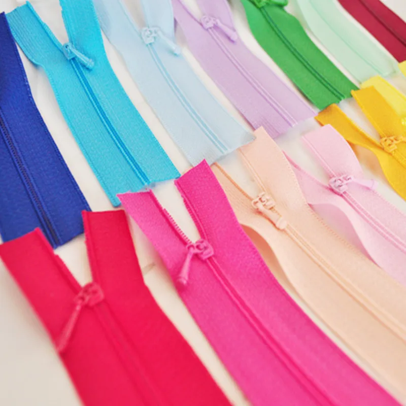 50pcs-mini-zipper-10cm-20colors-Mini-zippers-for-baby-clothes-Doll-Toy ...
