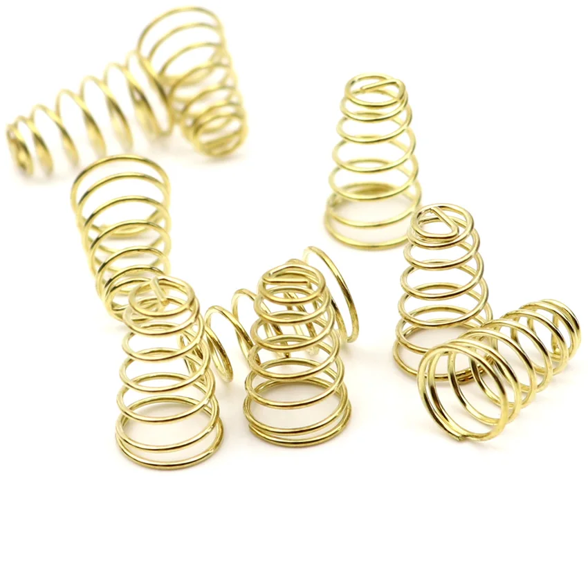 10pcs-Gold-Plated-Springs-for-LED-Flashlight-Torch-DIY-Tailcap-Switch ...