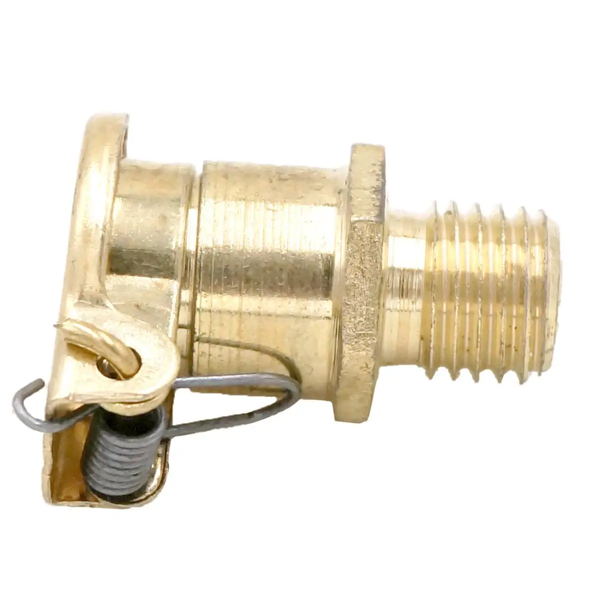 M8x1mm Metric Male Thread Brass Plated Zinc Alloy Oil Cup Oil Port Cap ...