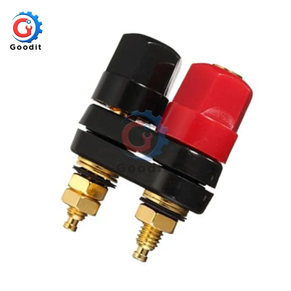 Banana Plugs Couple Terminals Connector Amplifier Terminal Binding Post ...