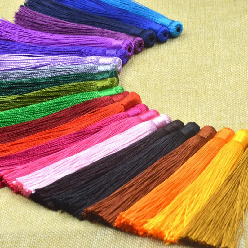 5Pcs-Pack-12CM-Color-Tassel-High-end-Vertical-Tassels-Car-Hanging ...