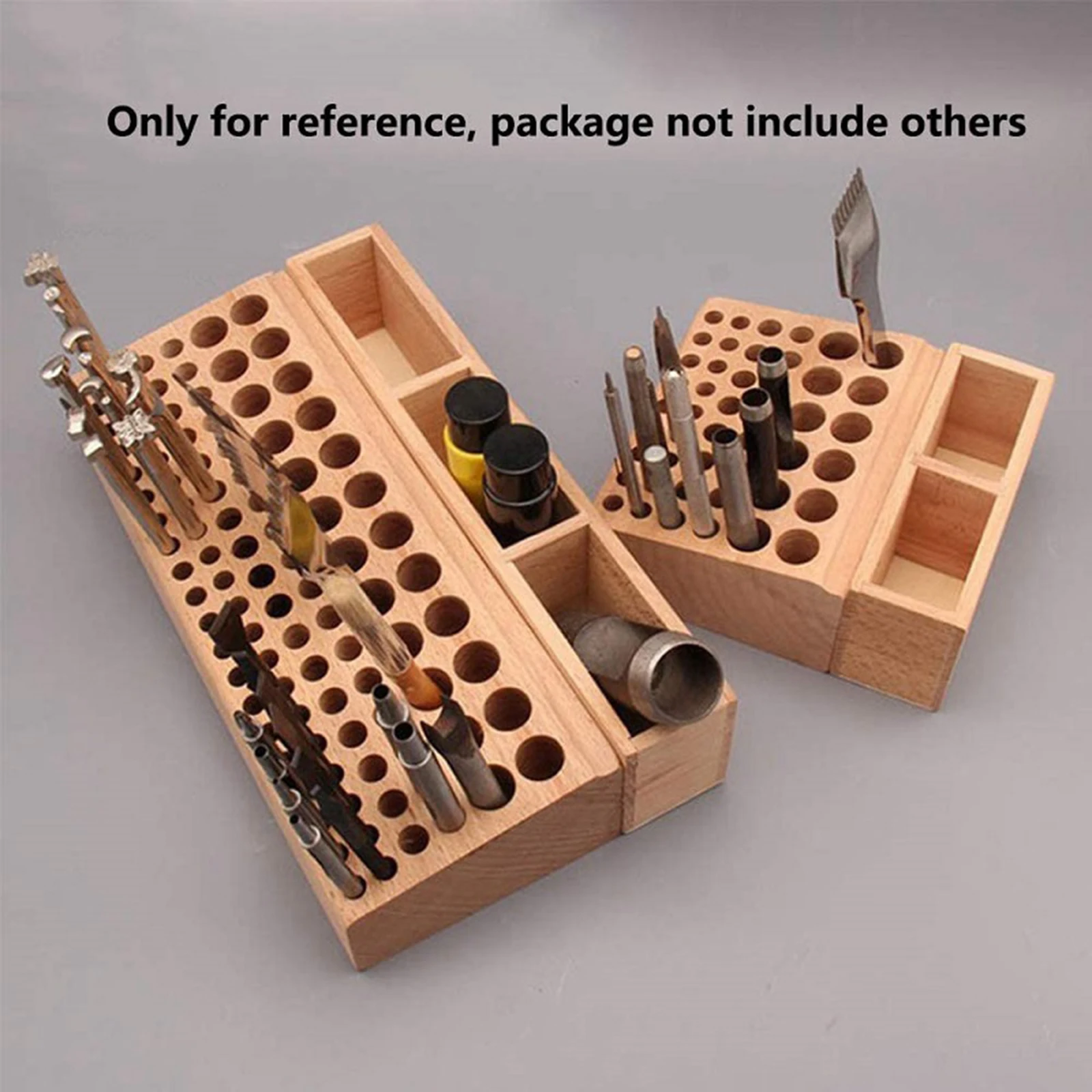 Adjustable-DIY-Handmade-Wooden-Stand-Holder-Organizer-Rack-Leather ...