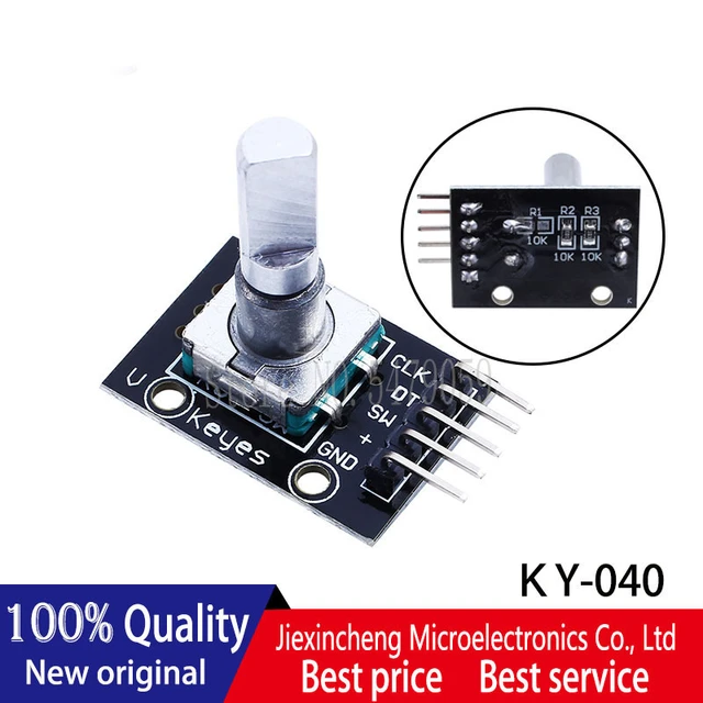 KY-040 Rotary Encoder Module Pinout, Features, Datasheet,, 51% OFF