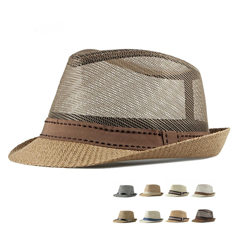 Sombreros Fedora para hombre, gorra de verano para hombre, Sombrero de ...