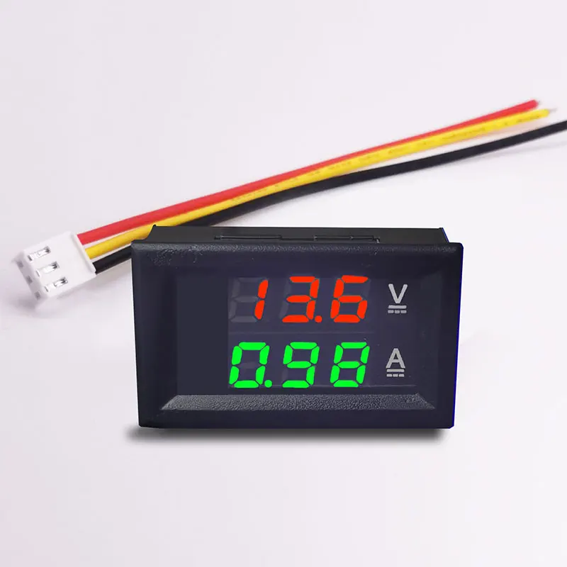Voltímetro digital eletrônico de 0.56 polegadas, amperímetro dc 4.5 ...