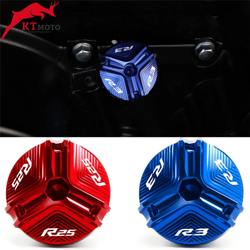 Motorcycle Oil Drain Sump Plug Aluminum Engine Filler Tank Cap Cover ...