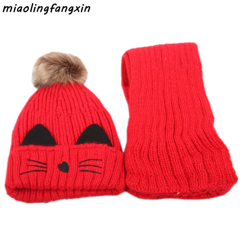 Gorro de lana tejido con letras para niño y niña, conjunto de gorro ...