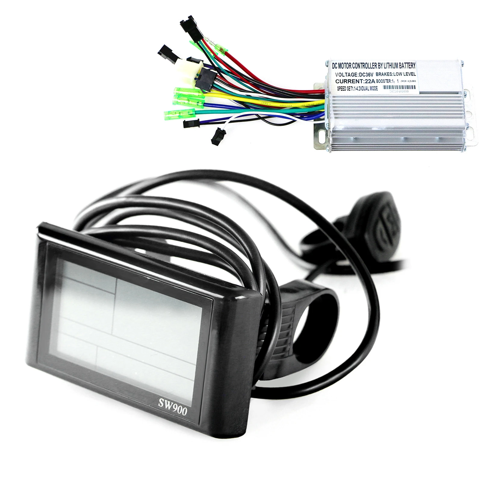 E-bike Brushless Controller Lcd Display Panel Kit With Dual Mode Sensor ...