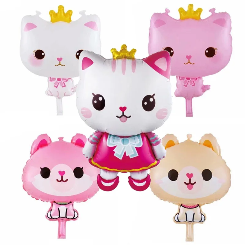 Pink Angel Cat Kiki Dog Kaka HAPPY BIRTHDAY Balloon Footprint Paw ...