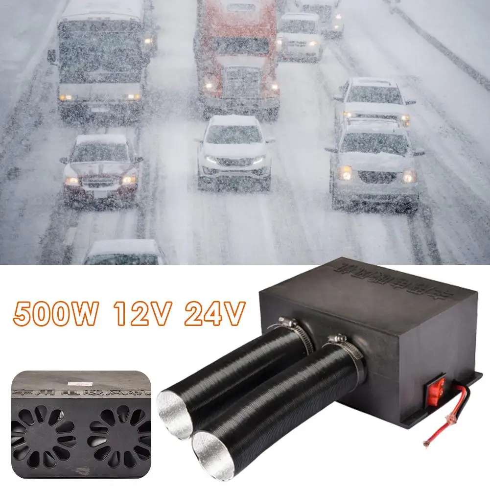 Auxiliary-Heater-12-V-500W-12V-24V-Double-Hole-Car-Heater-Frost ...