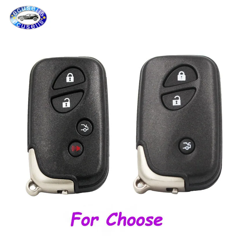 3 Button 3+1 Button Smart Remote Key Case Fob 4 Buttons Keyless Entry ...