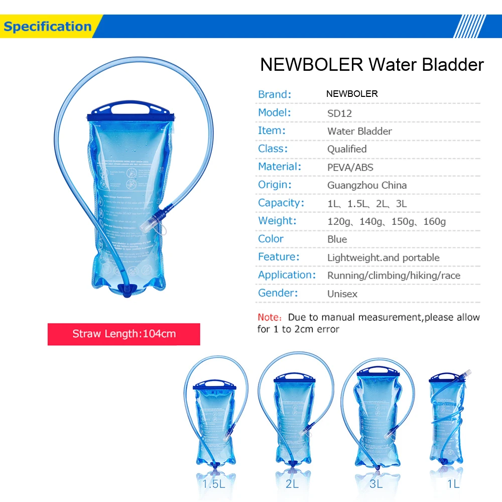 Water Bladder Bags