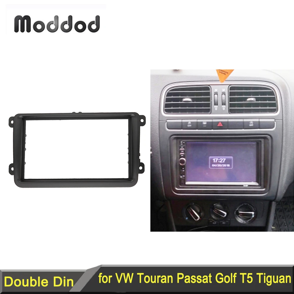 Radio-Fascia-for-VW-Touran-Caddy-Jetta-Golf-Passat-SKODA-Fabia-Octavia ...