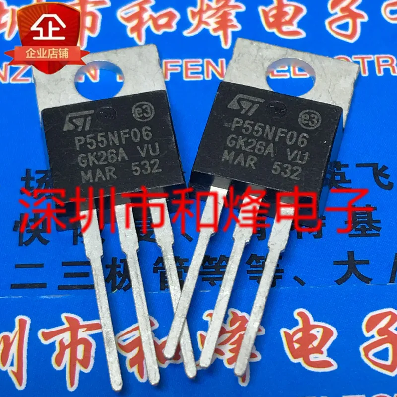 Stp55nf06 P55nf06 New Import To-220 60v 55a Mos Field Effect Tube ...