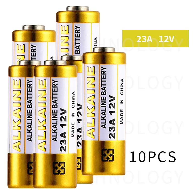 10pcs/lot Small Battery 23a 12v 21/23 A23 E23a Mn21 Ms21 V23ga L1028 ...