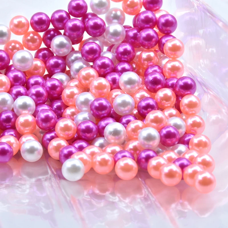 Multi-Option-Mixed-3-4-6-8-10mm-Mix-Color-No-Hole-Imitation-Pearls ...