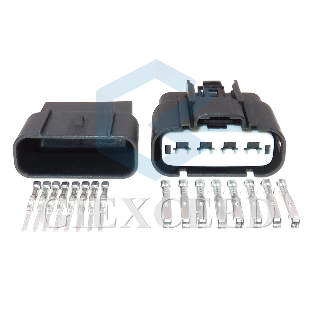 1 Set 8 Pin 1.5 Series Automobile Wire Harness Unsealed Socket Male ...