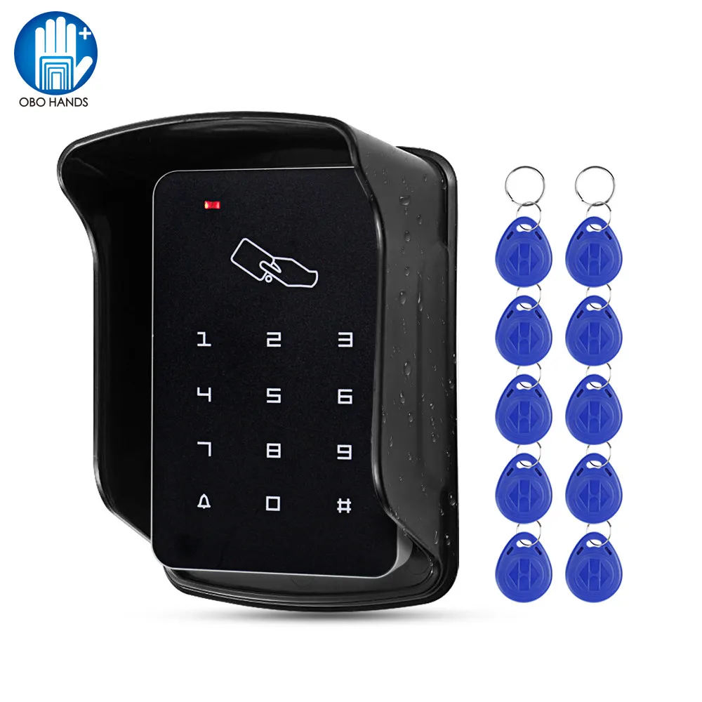 Access Control Keypad Standalone RFID Door Opener Programmer 1000 User ...
