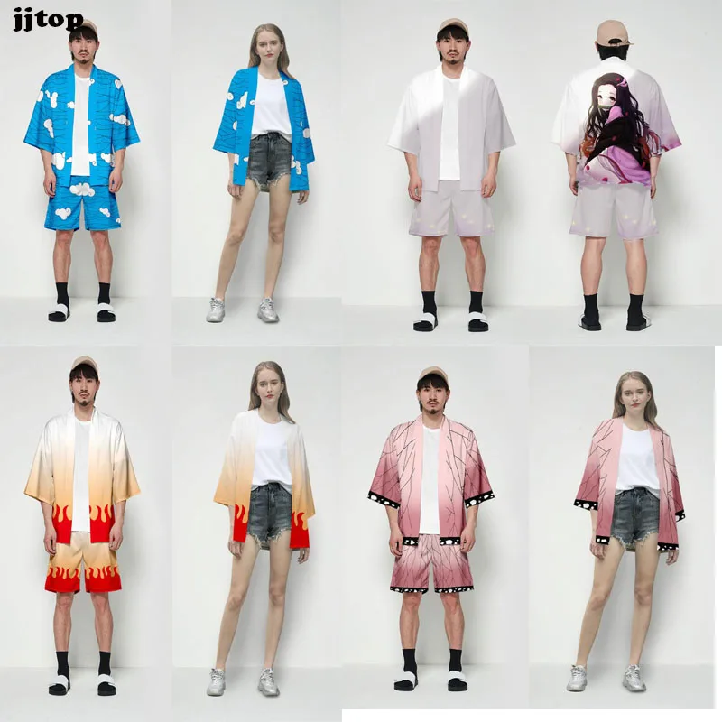 Demon-Slayer-Kimetsu-no-Yaiba-Japanese-Anime-Kimono-Haori-Yukata ...