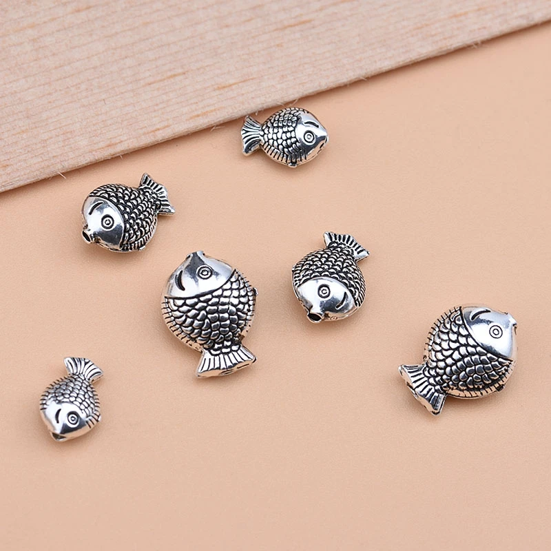 S925 Sterling Silver Thai Silver Jewelry Accessories Pair of Retro ...