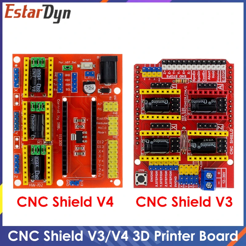Cnc Shield V3/cnc Shield V4 Engraving Machine / 3d Printer / A4988 Driver Expansion Board For ...