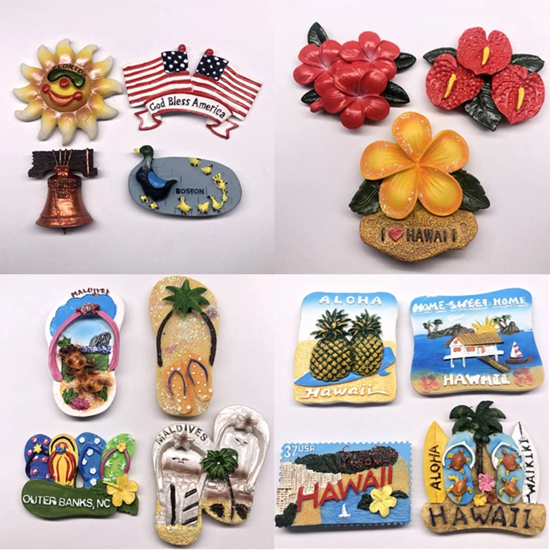 Country-Fridge-Magnets-US-Tourist-Attractions-Souvenir-Refrigerator ...