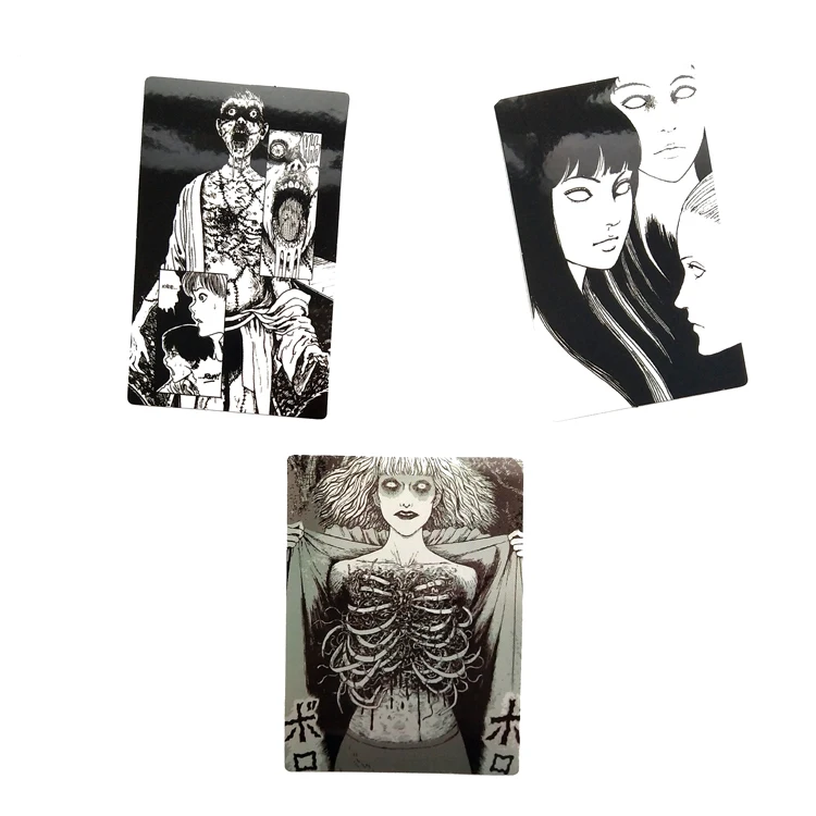 10PCS Japanese Horror Anime Tomie Stickers For Laptop Skateboard ...