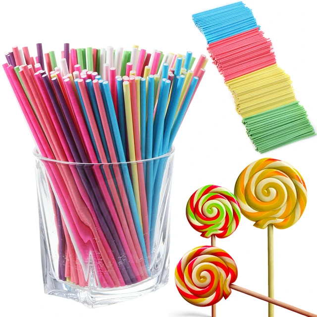 Rainbow Lollipop Stick