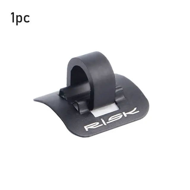 자전거 시프트 브레이크 하우징 라인 튜브 버클 튜브 클립 스틱 온 케이블 가이드 알루미늄 자전거 오일 튜브 고정 클램프 어댑터 6 개