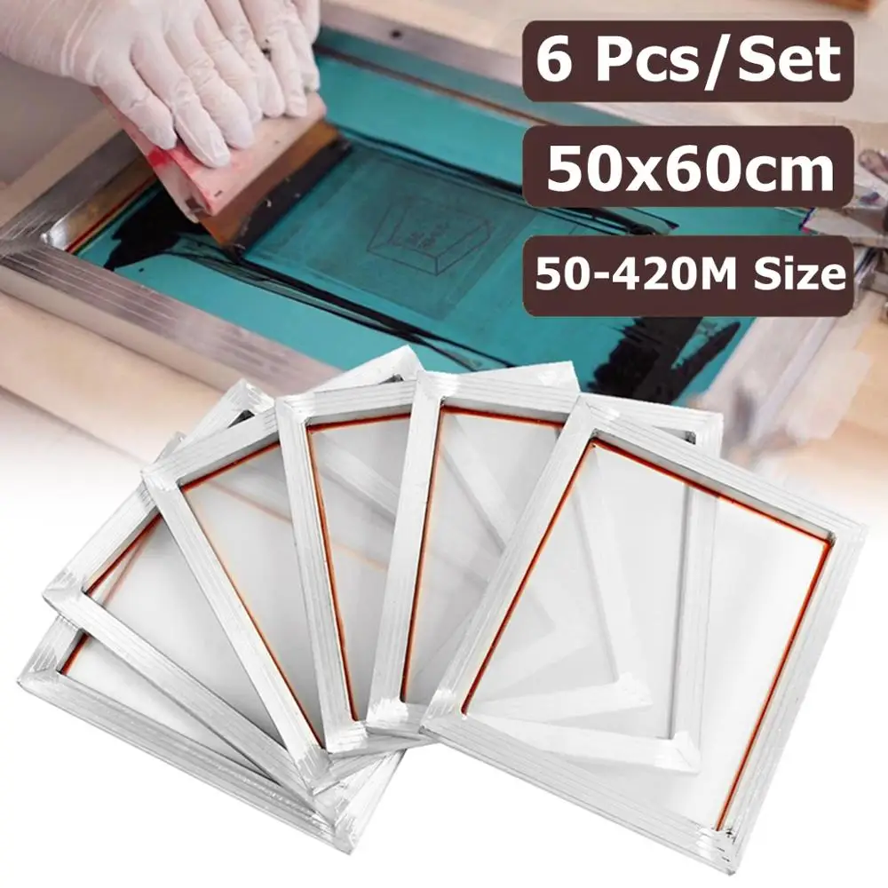 6PCS-50-60cm-Silk-Screen-Printing-Aluminum-Frames-Set-Screen-Frame ...