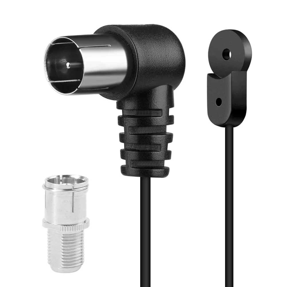 Fm Antenna Indoor F-type Male 75 Ohm Radio Coax Wire For Home Stereo ...