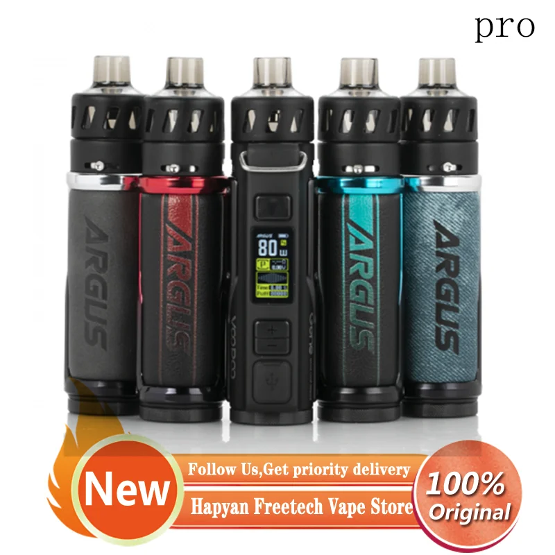 Original Voopoo Argus Pro Pod Mod Kit 3000mah Battery 80w & 4.5ml Pnp ...