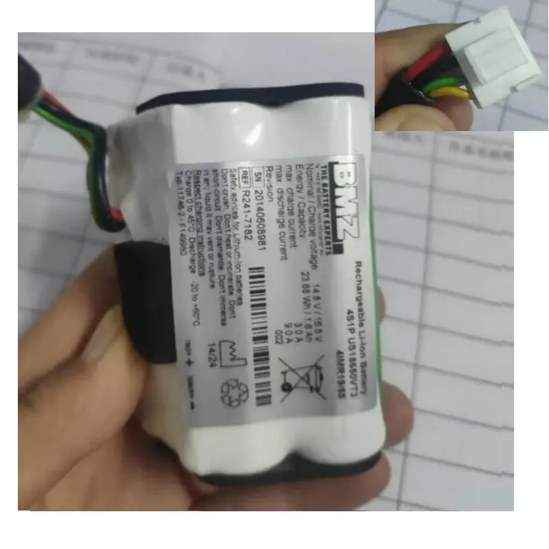 New battery for BMZ STELLAR 150 STELLAR 100 4S1P US18650VT3