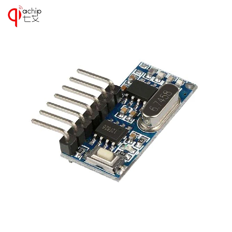 433mhz RF Receiver Learning Code Decoder Module 433 Mhz Wireless 4 Channel Output For Remote ...