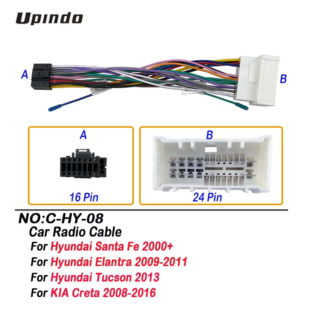 Câble,Câble de câblage électrique, 16 broches, pour Hyundai Sonata IX35 ...